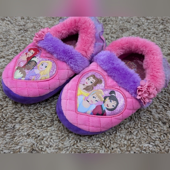 Shoes | Disney Princess 91 Slippers Ariel Tiana Rapunzel Belle ...